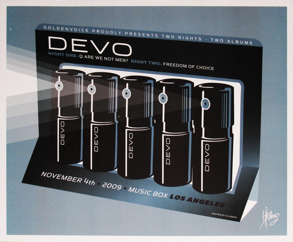 Devo – concert poster – KA00066 – Weidman Gallery